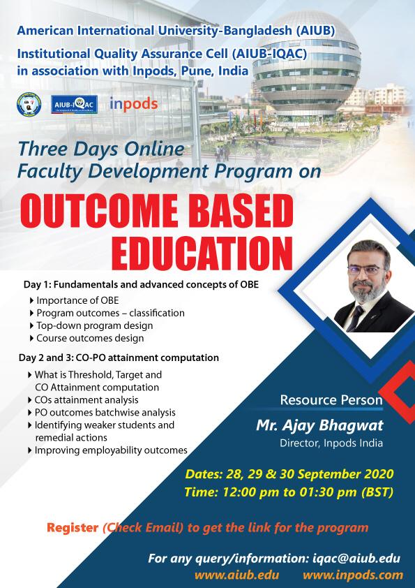 American International University-Bangladesh - Three Days Faculty ...